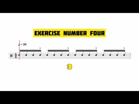 16th drum accents