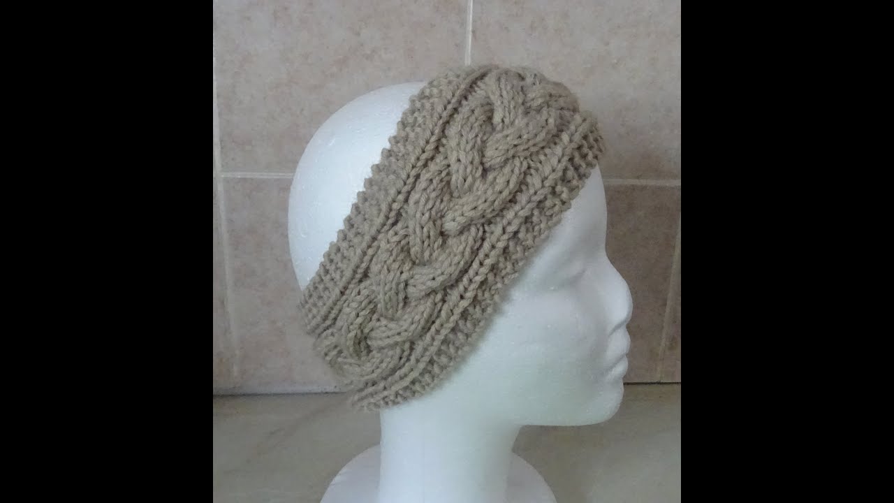 Knitting Cable Headband