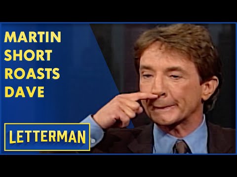 Martin Short Roasts Dave | Letterman