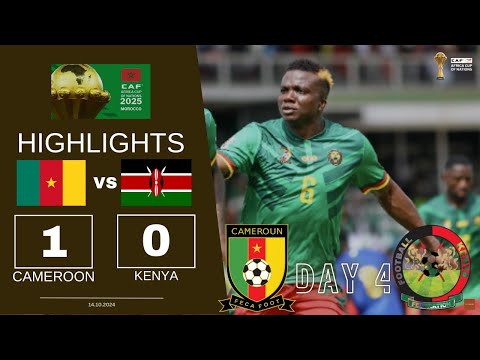 Cameroun (1) vs Kenya #harambestars (0) | CAN 2025 Qualifications | Afcon 2025 Qualifiers day 4