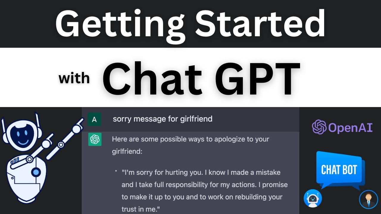 ChatGPT : Getting Started with AI Chatbot Chat GPT with Examples | AI ChatBot from @OpenAI