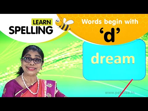 Spell & Tell Words that begin with 'd' | Word Phonics | Learn Spelling Words begin with Alphabet 'd'