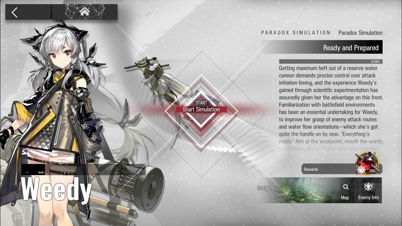 Arknights Paradox Simulation Weedy Guide