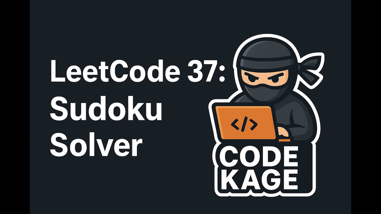 LeetCode 37: Sudoku Solver | Backtracking Explained with Java | HINDI