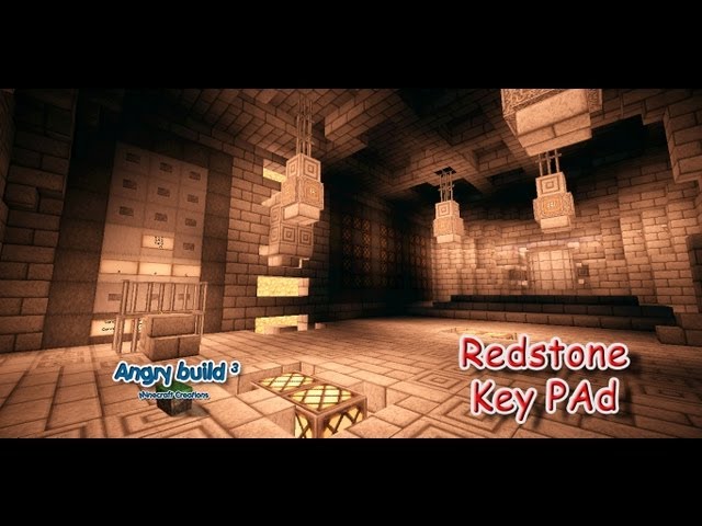 key Pad Redstone system Minecraft Map