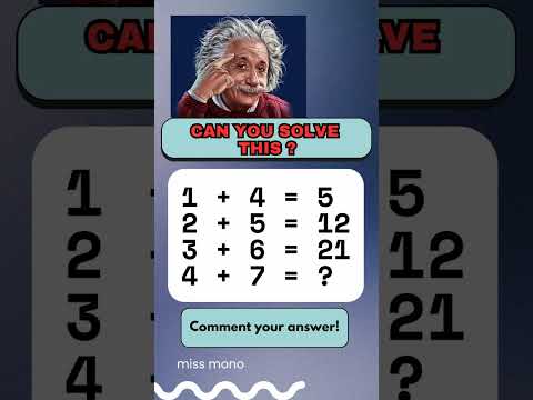 Only Geniuses Can Solve This Math Puzzle! 🧠🔥 | Can You Find the Pattern? | MissMono #mathgames