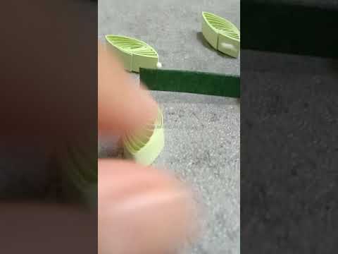 easy quilling leaves for beginners 🌿 #quillingart #papercraft #diy
