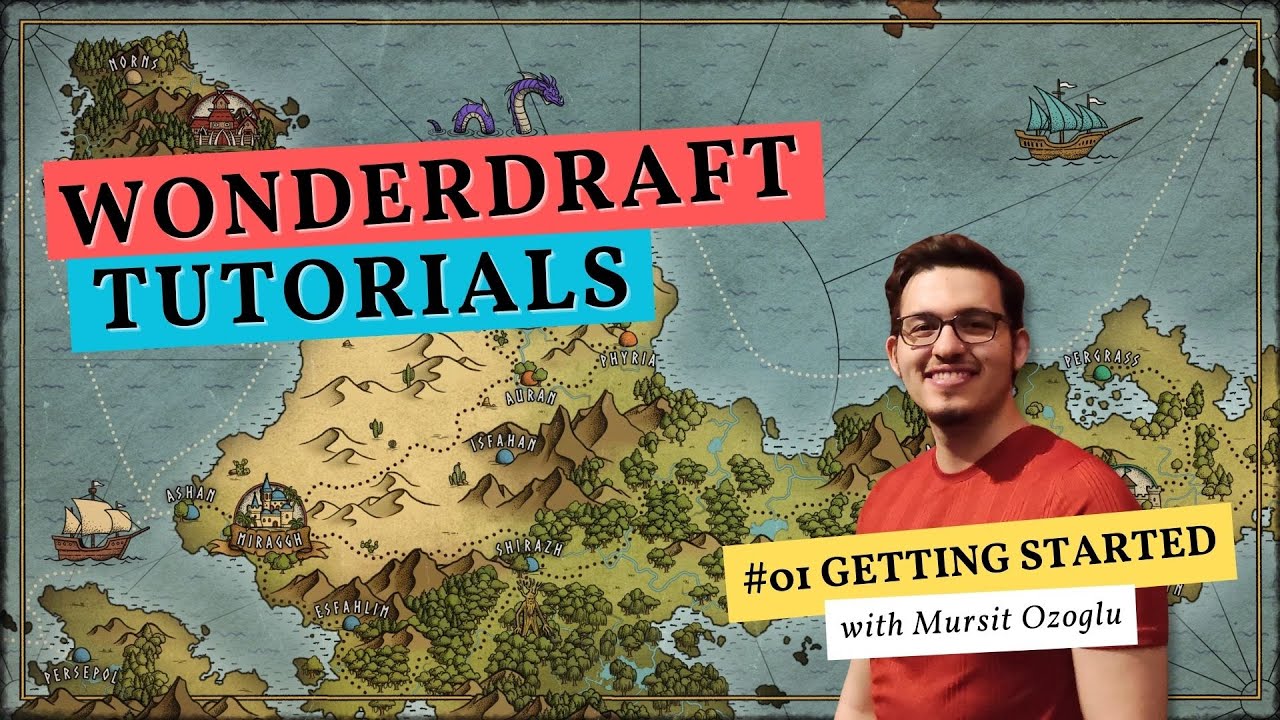 Wonderdraft Tutorial 1: Getting Started with Fantasy Map Making