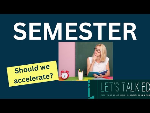 How long should a semester be?