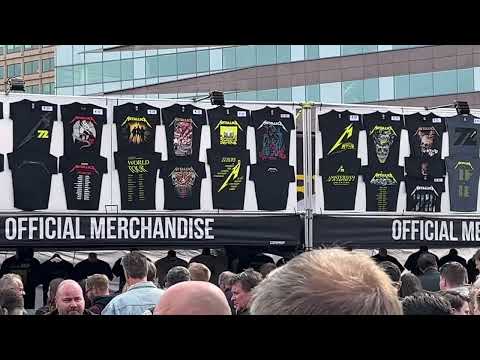 Metallica official merchandise At Amsterdam show 27/04
