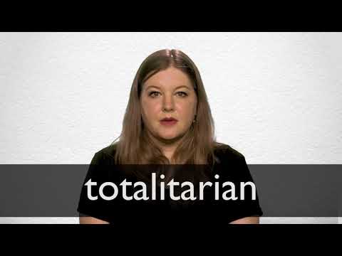 How to pronounce TOTALITARIAN in British English