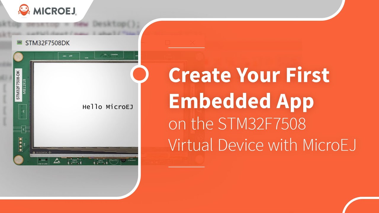 Create Your First Embedded App with MicroEJ Using Android Studio