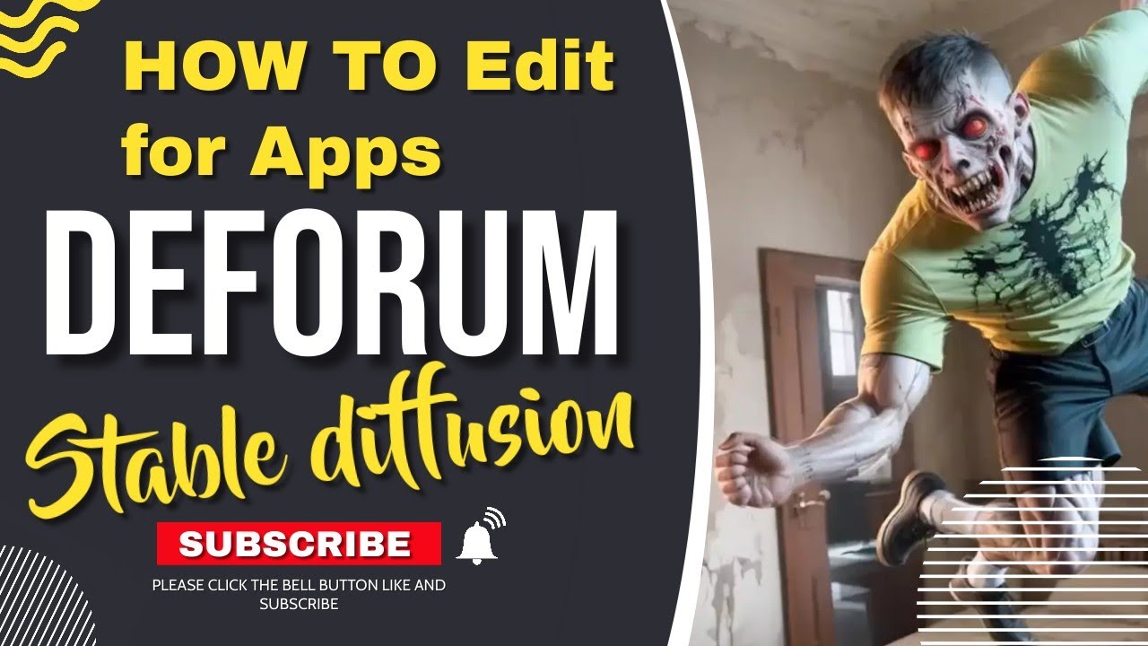 deforum Stable diffusion tutorial || new editing Apps for Android iPhone || automatic 1111 deforum