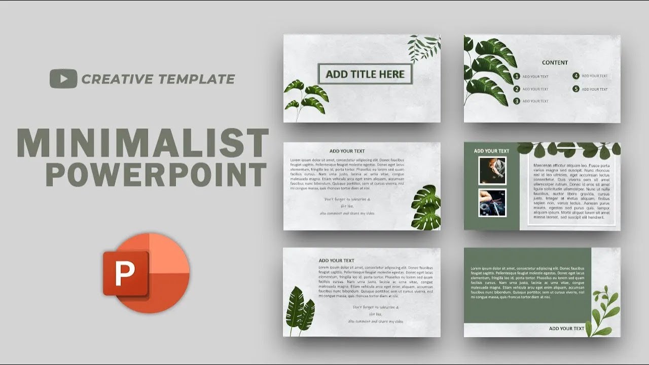 Minimalist Powerpoint Template | Aesthetic PowerPoint Presentation | FREE TEMPLATE UPDATE