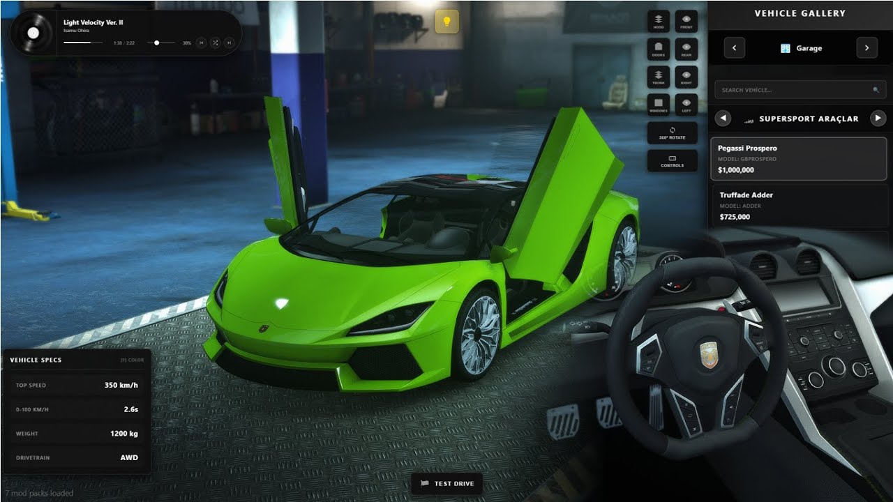 [Fivem] Advanced Vehicle Shop/Showroom with 3D Sound, like Racing Game Quality [WIP] (QBCore / QBox)