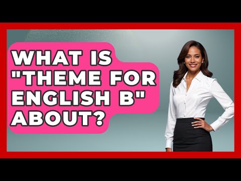 What Is "Theme For English B" About? - Jazz Music Legends