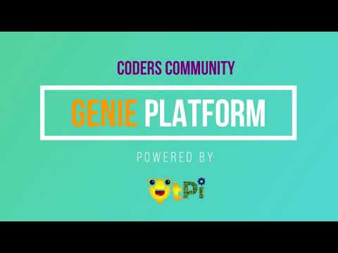 Coding Anywhere Anytime : Genie Platform DIY for kids I Coders Community