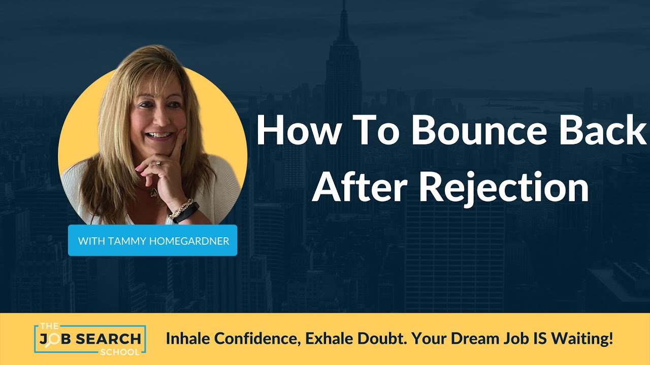 Didn't get the job? Here's how you can bounce back!