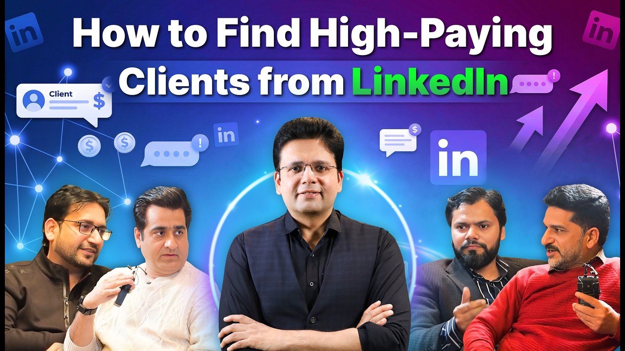 How to Find High-Paying Clients from LinkedIn | Saqib Azhar | Enablers