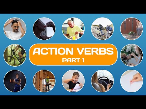 English Action Verbs - Learn Action Verbs Vocabulary In English With Pictures (Part 1)
