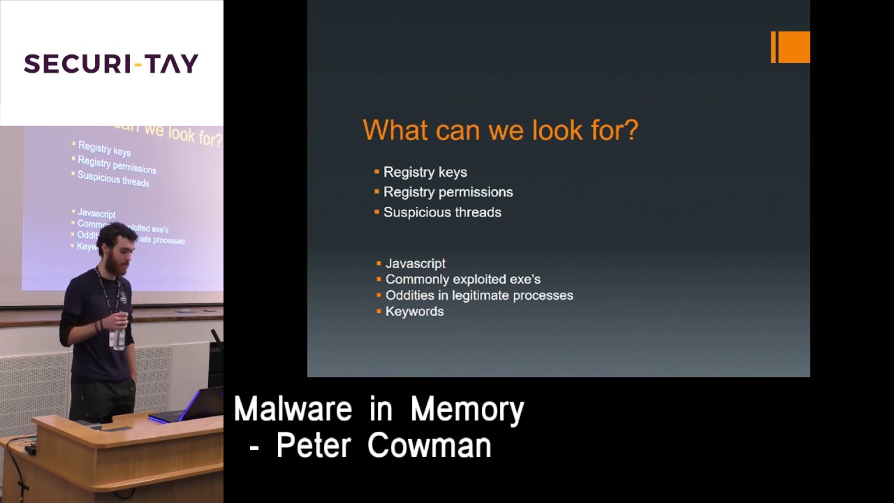 Securi-Tay 2017 - Malware in Memory