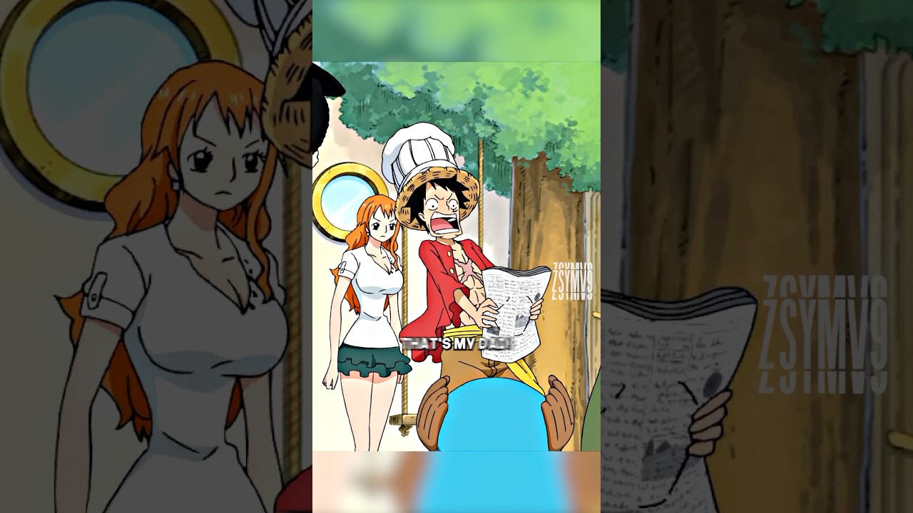 Luffy finally sees he’s dad 😂 (OPedits) #onepiece #anime #opedits #luffy #dub #strawhats #nami