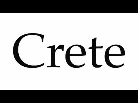 How to Pronounce Crete