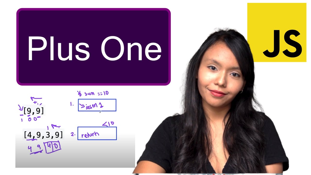 Plus One Javascript Leetcode | For Loop Javascript | Algorithm explained