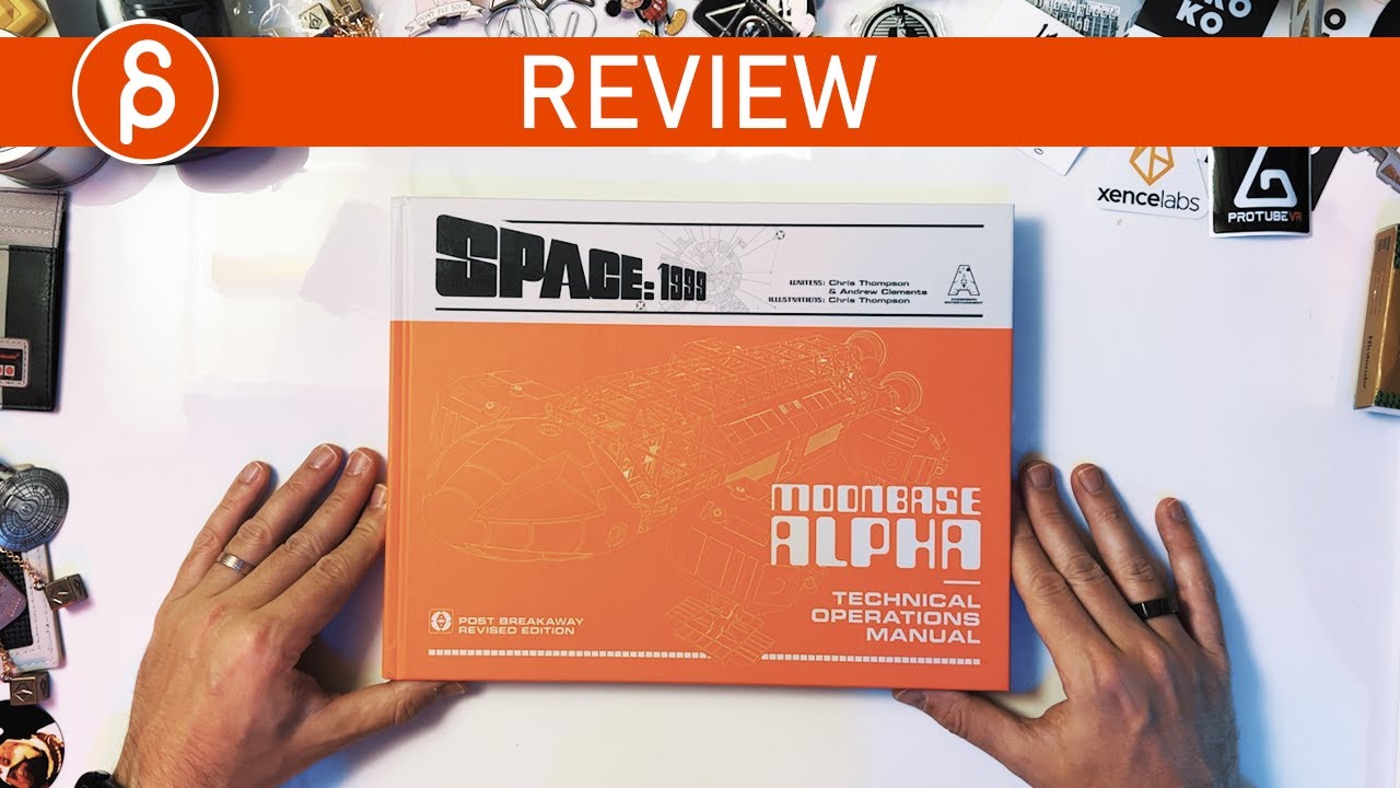 Space 1999 - Moonbase Alpha Technical Operations Manual - Review (Book Flip Through)