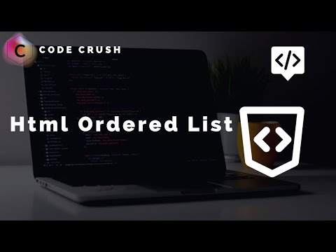 HTML Ordered List | HTML Nested List | Type Attribute In List | Ordered List in HTML