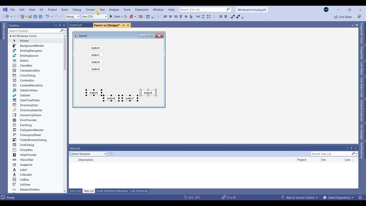 How to: Align Multiple Controls on Windows Forms