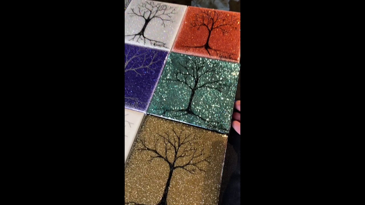 Glitter Trees