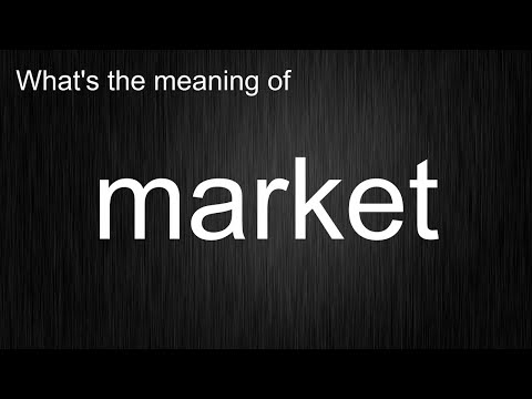 What Does "market" Mean? Unlocking Its Pronunciation Secrets!