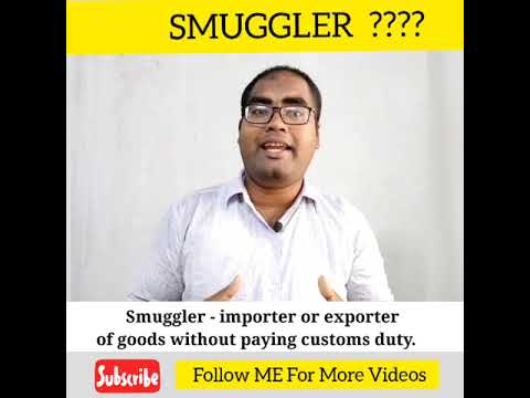 #shorts | Smuggler Meaning in Bengali | Daily Practice English |One Word Substitution - Smuggler |