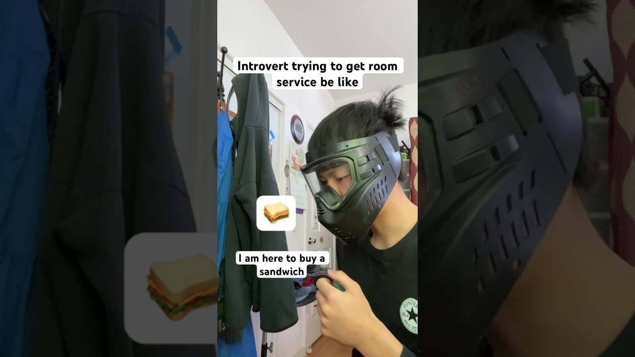 Introverts trying to get Roomservice #funny #comedy #introvert #memes #relatable #duet #satisfying