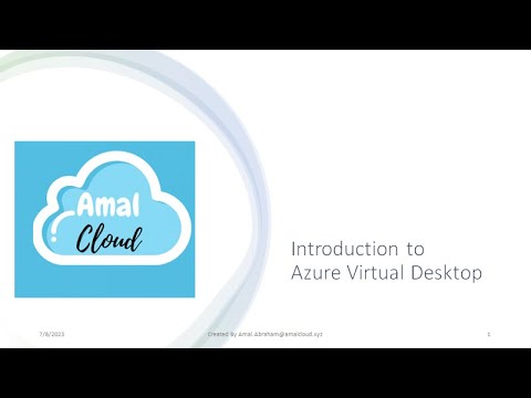 Introduction to Azure Virtual Desktop – VDI Tech Blogs