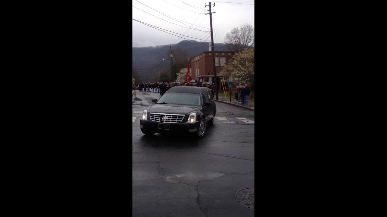 General Mundy USMC funeral procession