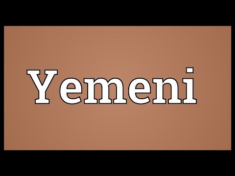 Yemeni Meaning