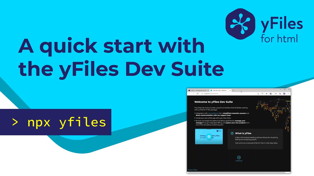 Getting started with yFiles using the yFiles Dev Suite