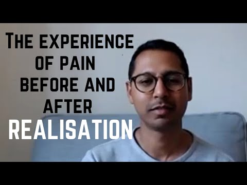 The experience of pain before and after realisation | Tom Das