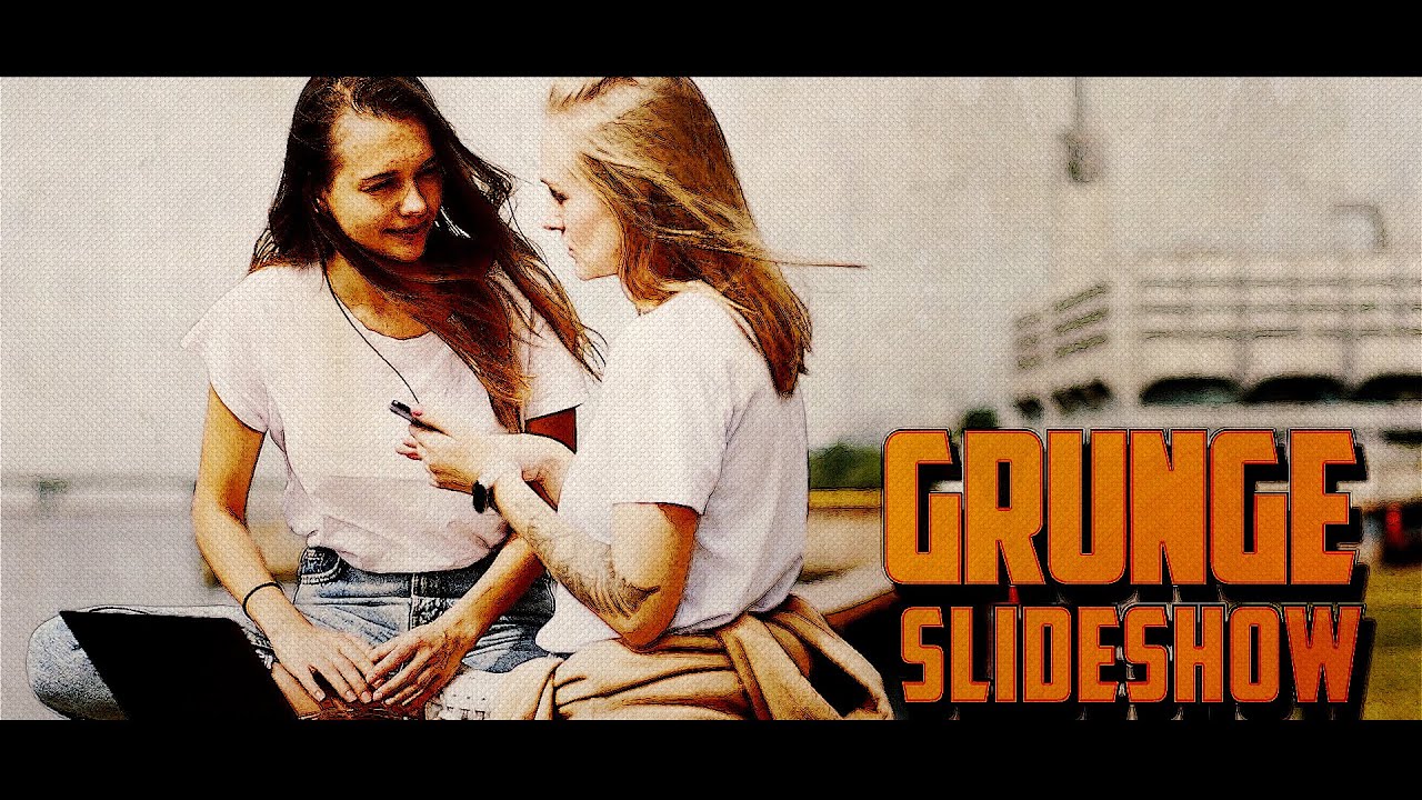 Grunge slideshow in after effects | After Effects Tutorial