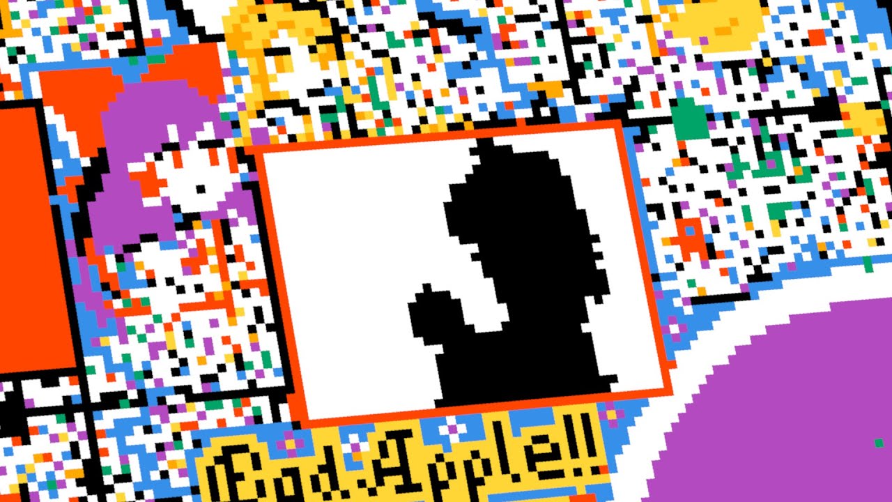 Bad Apple!! but it's on r/place (HIGH QUALITY, NO FLASHING/ALIASING)