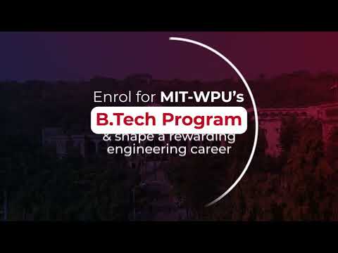 Enroll for MIT-WPU's B.Tech Program