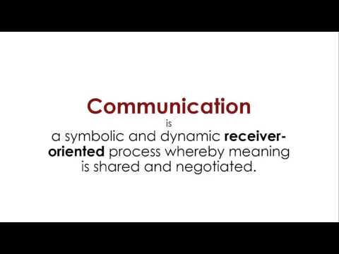 Defining Communication