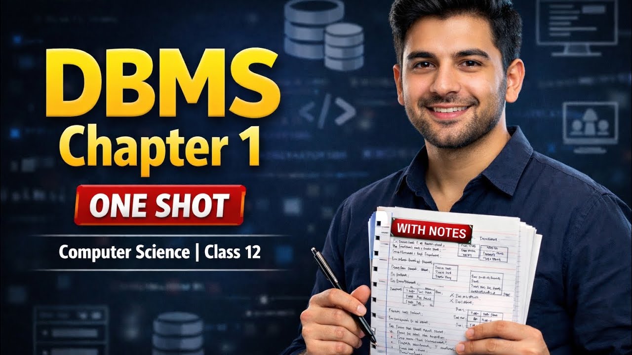 DBMS Chapter 1 – One Shot | With Notes | Computer Science Class 12 | NEB