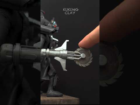 How to make Upgraded Titan Cameraman Saw Hand from Skibidi Toilet with Polymer Clay. #shorts