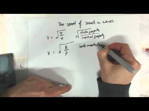speed of sound determining factors