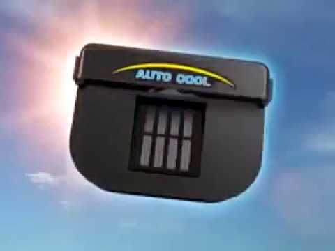 Solar Powered Vent Fan Car Auto Cool