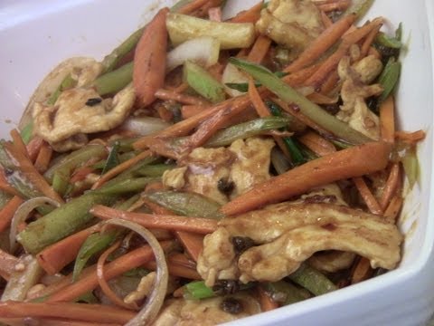 How to Make Spicy Szechuan Chicken With Carrot And Celery