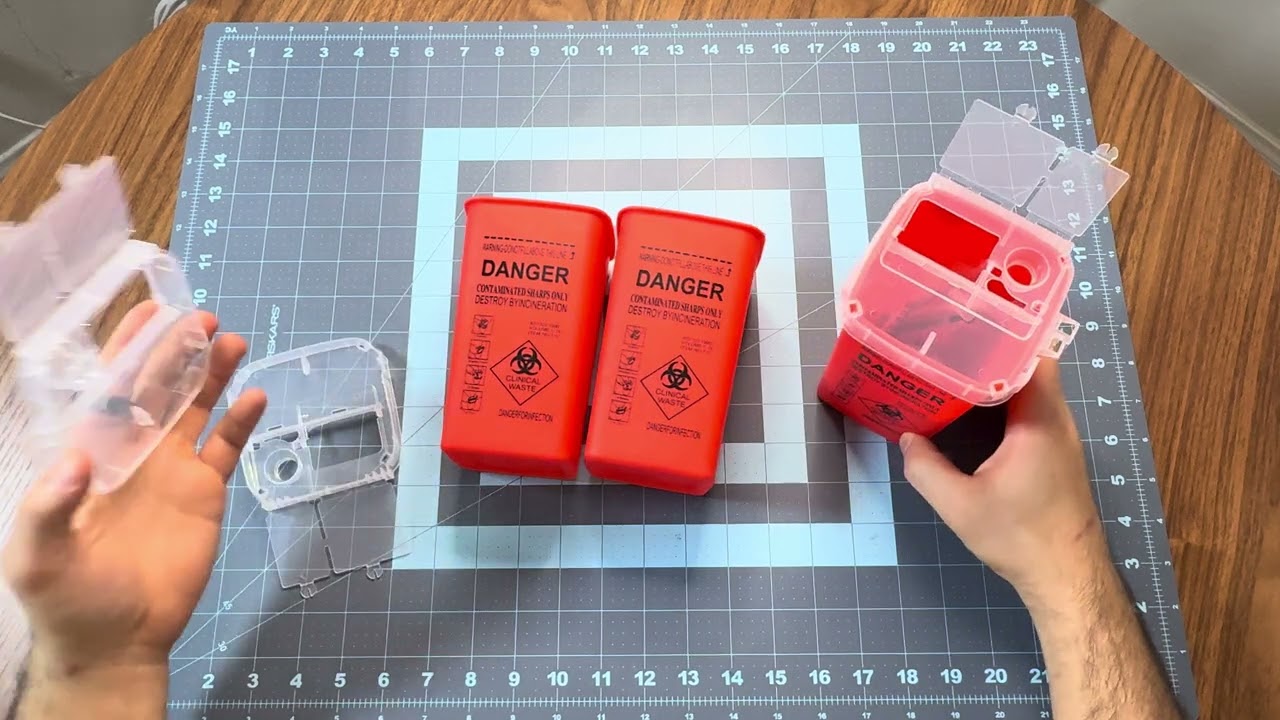 3Quart (3 Pack) Sharps Container REVIEW